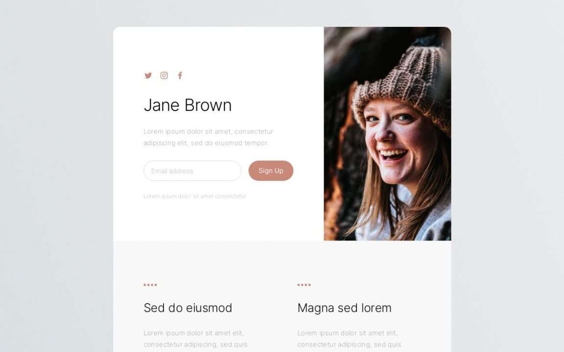 5 Free Carrd Templates for Personal and Business Use - Templatery