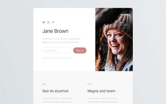 5 Free Carrd Templates for Personal and Business Use - Templatery