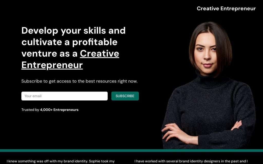 Creative Entrepreneur - Templatery